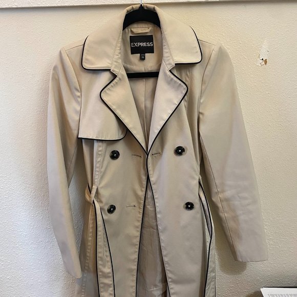 Express | Jackets & Coats | Stylish Trench Rain Coat | Poshmark